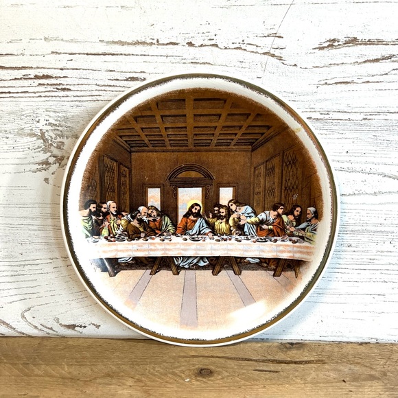 Lefton | Wall Decor | Vintage The Last Supper Plate Lefton Ironstone ...